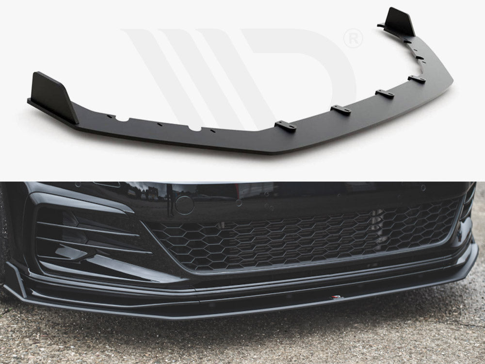 Maxton Racing Front Splitter VW Golf Mk7.5 GTI TCR (2019-2020 ...