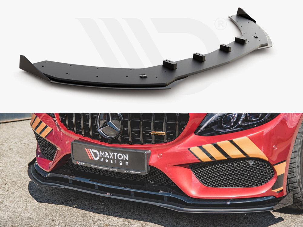Racing Durability Front Splitter + Flaps Mercedes - AMG C43 Coupe C205 ...